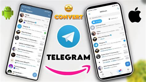Android Telegram Convert To iOS Telegram 🔥 With Root | Telegram Themes iOS & More Themes - YouTube