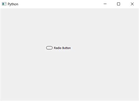 Pyqt5 Capsule Shaped Indicator Of Radio Button Geeksforgeeks