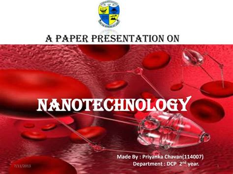 Nanotechnology Ppt Pptx