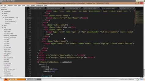 Validate Your Forms Using Jquery Part 67 Youtube