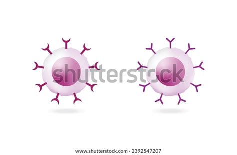 Cells Adaptive Immune System T Cell Stock Vector Royalty Free