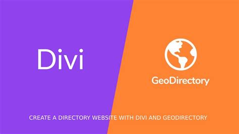 How To Create A Directory Website With Divi Theme