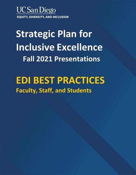 Uc San Diego Edi Best Practices 2022