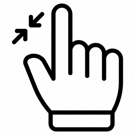 Zoom In Hand Gestures Signals Ui Finger Icon Download On Iconfinder