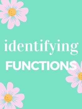 Identifying Functions Digital Activity By MrsTuckersTeachings TpT