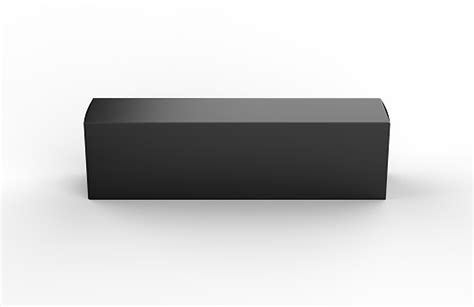 고립 된 흰색 배경에 키가 큰 검은 색 종이 상자 모형 템플릿 디자인 프리젠 테이션 3d 그림에 대한 준비 0명에 대한 스톡 사진 및 기타 이미지 Istock