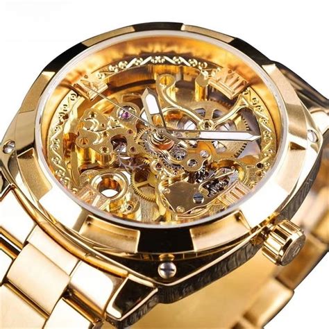 Reloj Mecánico Automático Reloj Casual Hueco Para Hombre Reloj Para