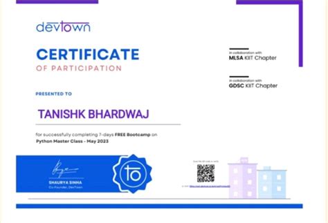 Tanishk Bhardwaj On Linkedin Python Devtown