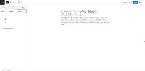 How To Create Reusable Block In Wordpress Gutenberg Hub