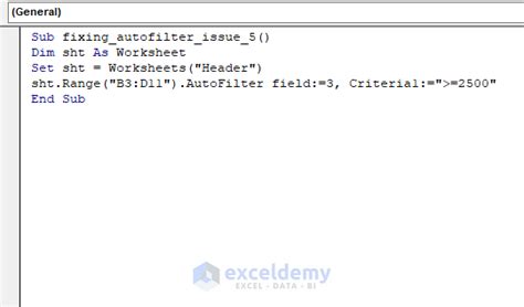 The Autofilter Method Of Range Class Failed 5 Solutions Exceldemy