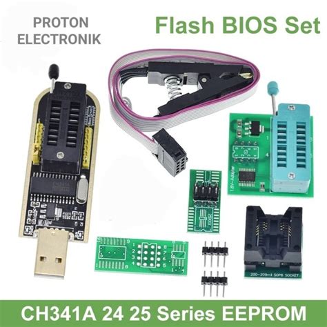 Jual Paket Komplit Alat Flash Bios Ic Ch Ch A Usb Programmer Flasher Di Seller Kingyo