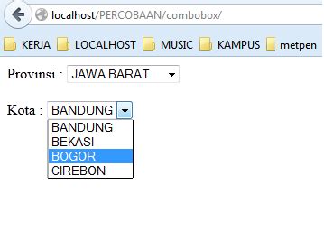 Combo Box Select Option Bertingkat Dengan PHP MySql Dan JQuery Programmer Mania