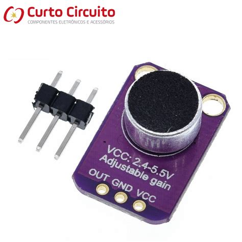 Módulo Sensoramplificador De Som Max4466 Shopee Brasil