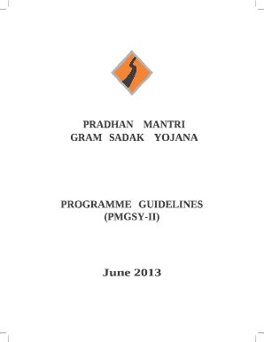 Pmgsy Dpr Template Doc Template PdfFiller