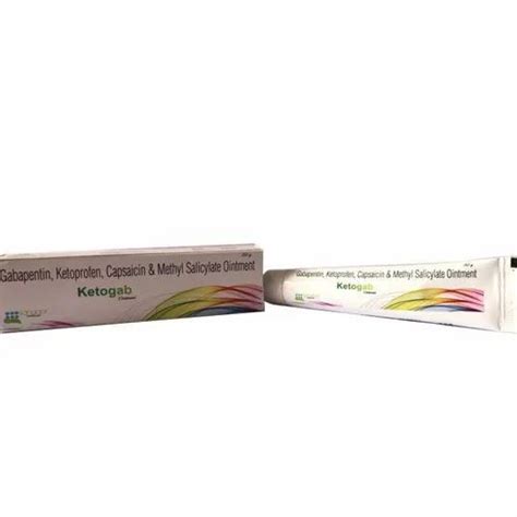 30gm Gabapentin Ketoprofen Capsaicin And Methyl Salicylate Ointment