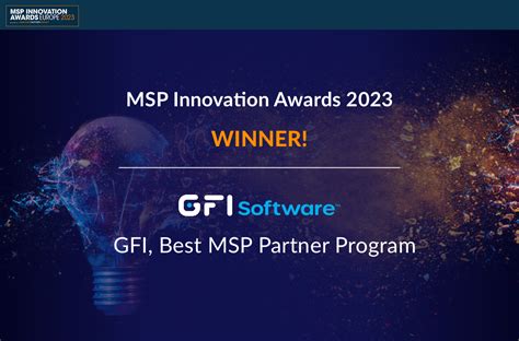 gfi software s msp partner program named best program of the year