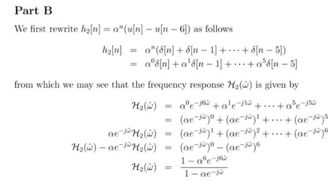 Solved For Part B Why Need Do Like This As Shown Below Chegg