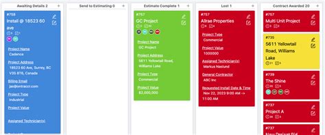 Customizing Board Statuses Ontraccr Help Center
