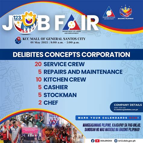 Dole 𝗟𝗢𝗢𝗞𝗜𝗡𝗚 𝗙𝗢𝗥 𝗪𝗢𝗥𝗞 Get Ready For The 𝟭𝟮𝟯𝗿𝗱 𝗟𝗮𝗯𝗼𝗿 𝗗𝗮𝘆 𝗝𝗼𝗯 𝗙𝗮𝗶𝗿 𝗼𝗻 𝗠𝗮𝘆 𝟭 𝟮𝟬𝟮𝟱 𝗮𝘁 𝗞𝗖𝗖 𝗠𝗮𝗹𝗹