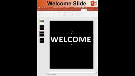 powerpoint welcome slide design exceltech databasemanagement