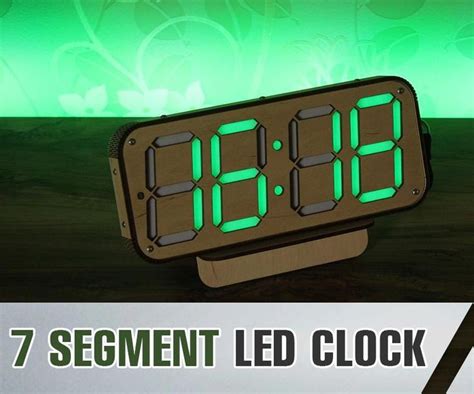 Segment LED Clock With Atmega AU Microcontroller