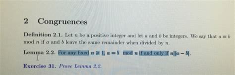 Solved Let N Be A Positive Integer And Let A And B Be Chegg Com