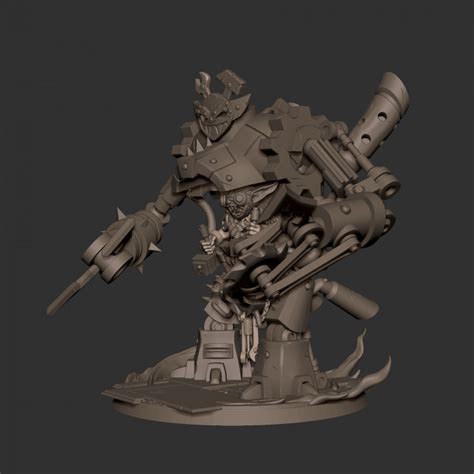 3d Printable Goblin Mech By Bite The Bullet
