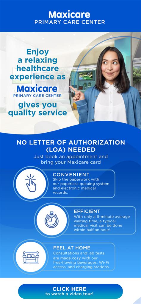 Enjoy A Relaxing Healthcare Experience In The Maxicare Primary Care