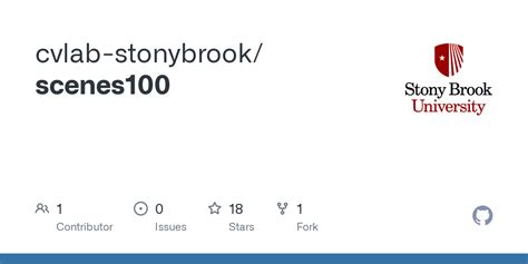 Github Cvlab Stonybrook Scenes100