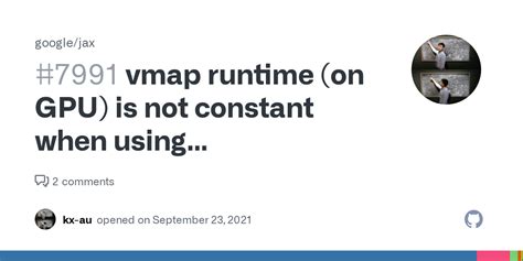 Vmap Runtime On GPU Is Not Constant When Using Jax Config Update Jax Enable X64 True