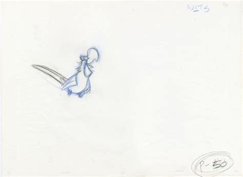 Aladdin Iago Production Drawing Id Jun22356 Van Eaton Galleries