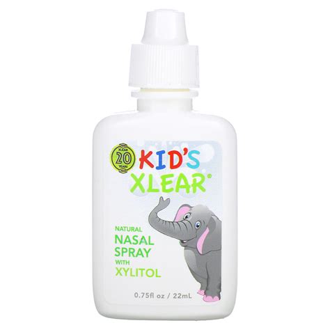 Xlear, Kid's Xlear, Saline Nasal Spray, 0.75 fl oz (22 ml) - iHerb