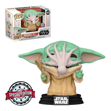 Funko Pop 469 Grogu With Chowder Squid Shopee Brasil