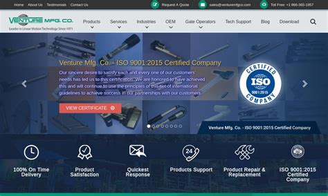 Venture Mfg Co Linear Actuator