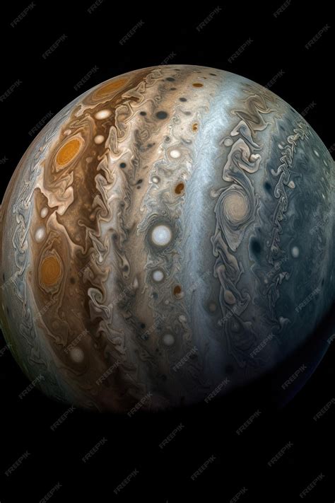 Premium Ai Image A Close Up Photo Texture Of Jupiter
