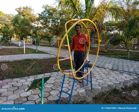 Mobius Band Science Theory Model Concept Presented By Asian Man In India January 2020 Editorial