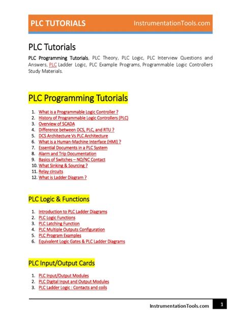 plc guide pdf pdf programmable logic controller scada