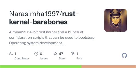 Github Narasimha1997rust Kernel Barebones A Minimal 64 Bit Rust