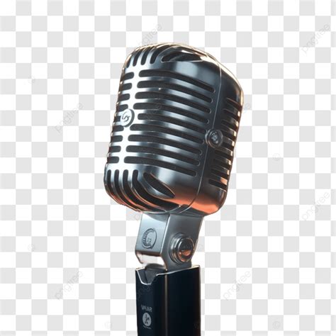 빈티지 스튜디오 마이크가 앉아 있다 빈티지 스튜디오 마이크 나무 책상 위에 우아하게 구식 램프 조명 Png 일러스트 및 이미지 에 대한 무료 다운로드 Pngtree