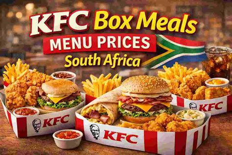 Kfc Box Meals Menu Prices South Africa