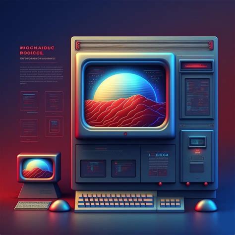 retro tech interfaces and infographics r midjourney