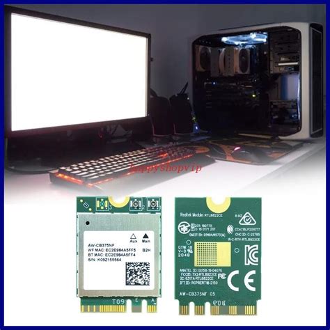 HSV RTL CE Mbps Ghz AC WiFi Card Adapter Mini PCIe BT Dik X Xh Shopee