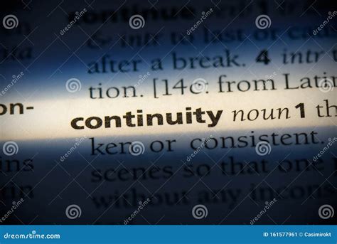 Continuity Stock Image Image Of Continuity Highlighted