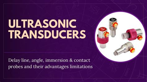 Ultrasonic Transducer Types Ll Delay Line Angle Immersion And Contact Transducers Youtube