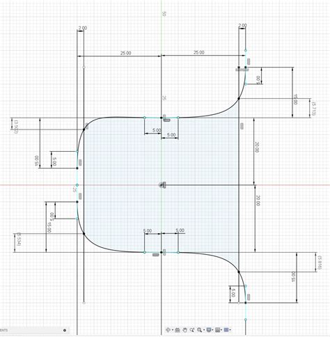 Solved Asymmetric Curves Should Be Symmetric Autodesk Community