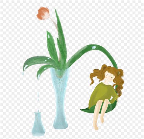 만화 일러스트 손으로 그린 아름다운 일러스트레이션 문학 아름다운 레이션 Png 일러스트 및 Psd 이미지 무료 다운로드 Pngtree