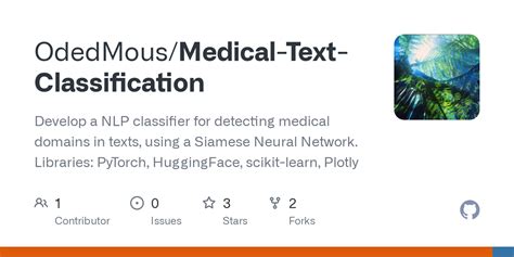 GitHub OdedMous Medical Text Classification Develop A NLP Classifier For Detecting Medical
