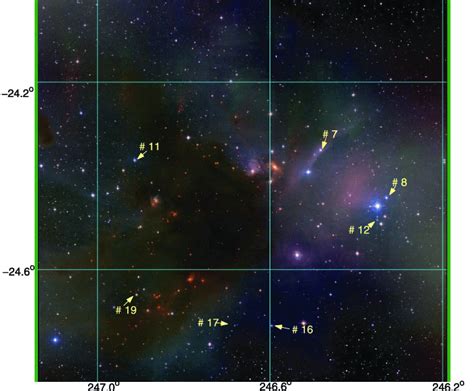 Combined 2mass Calibration Map Of The Central Ophiuchus Cloud The