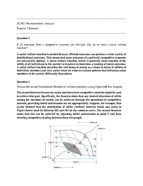 Tutorial Solution Microeconomic Analysis USP Studocu
