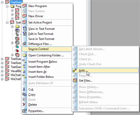 Using Subversion Svn Source Control From Ateasy Marvin Test